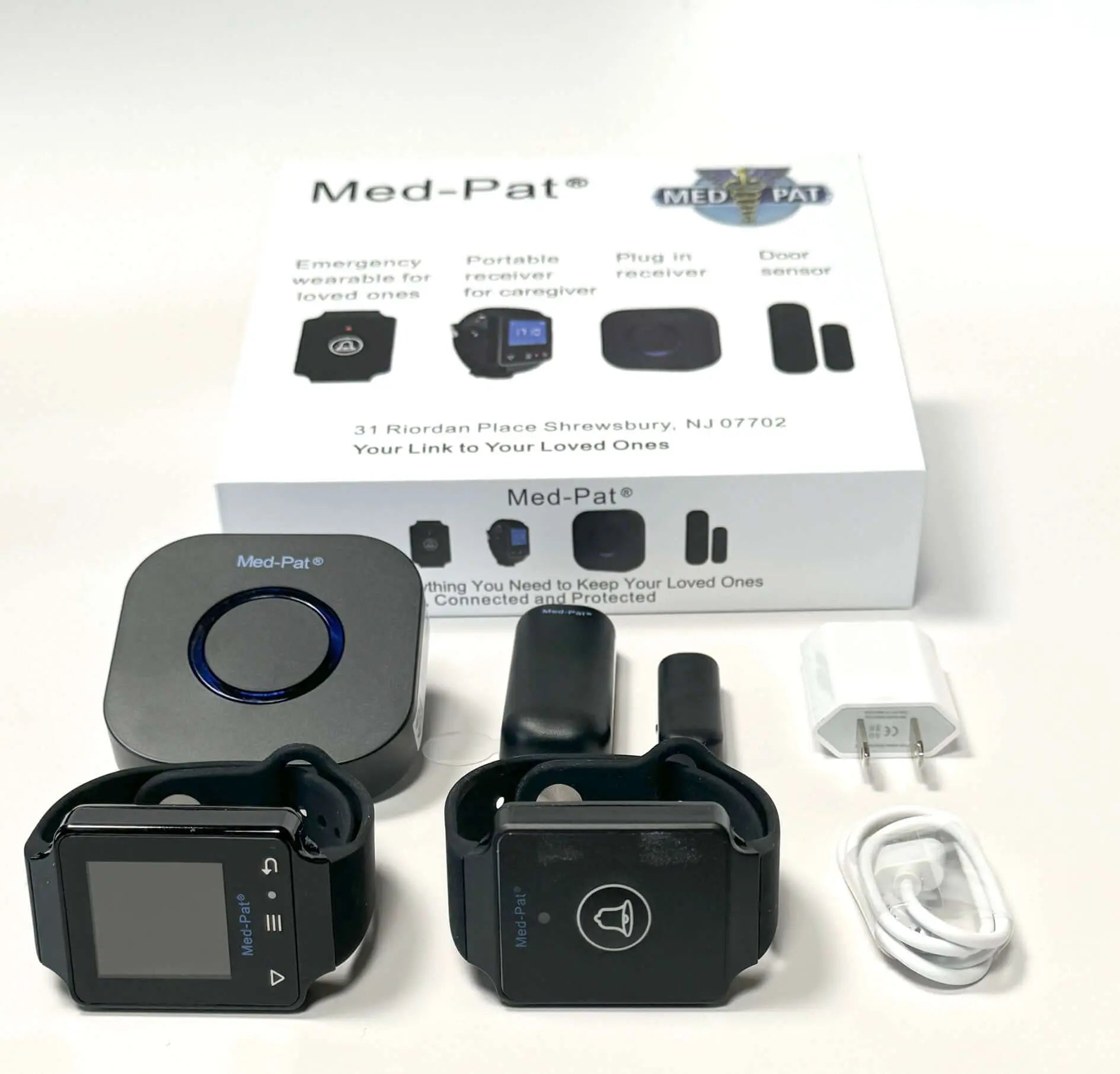 Med-Pat CARE-4 Caregiver Pager System – Wearable Receiver & Waterproof ...